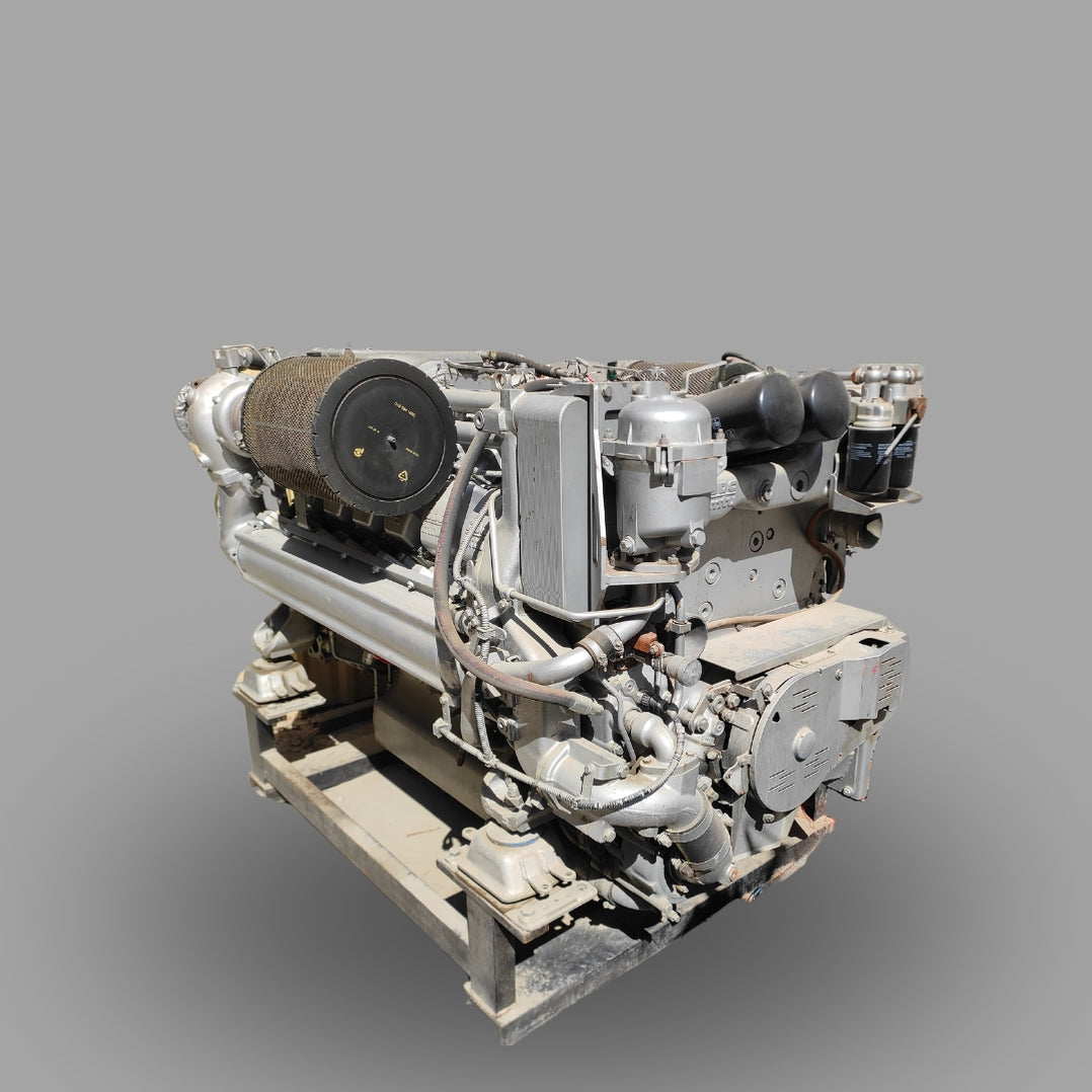 MTU DIESEL ENGINE USED 12V 2000 / MTU 12V2000 ENGINE NO: 535 105 056 Y ...