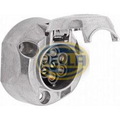 HELLA SOCKET-7POLE,20A/12V,METALLIC 8JB001941002 — SAJID Auto Online