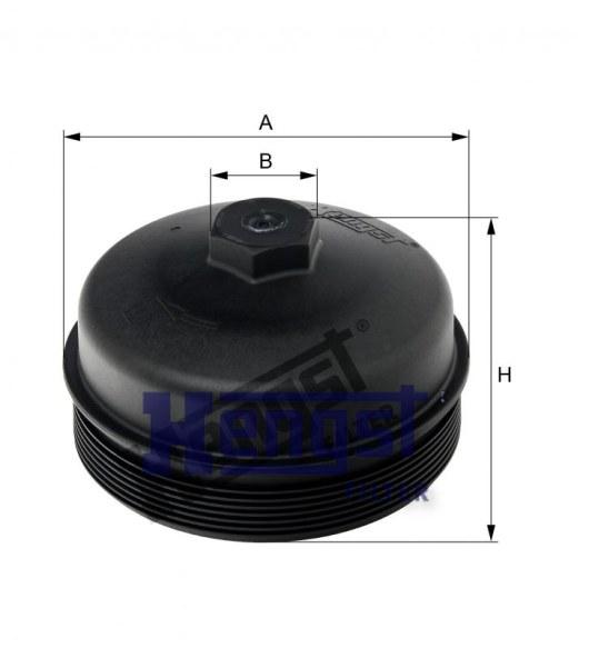 HENGST OIL FILTER COVER-ACTROS H501H — SAJID Auto Online